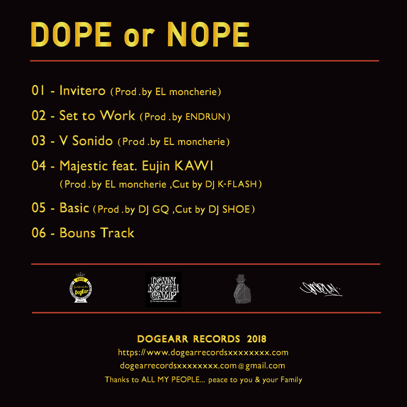 Mr.PUGのフリーEP『Dope or Nope』がリリース | EL moncherieやENDRUNなどがビートを提供 - FNMNL ...