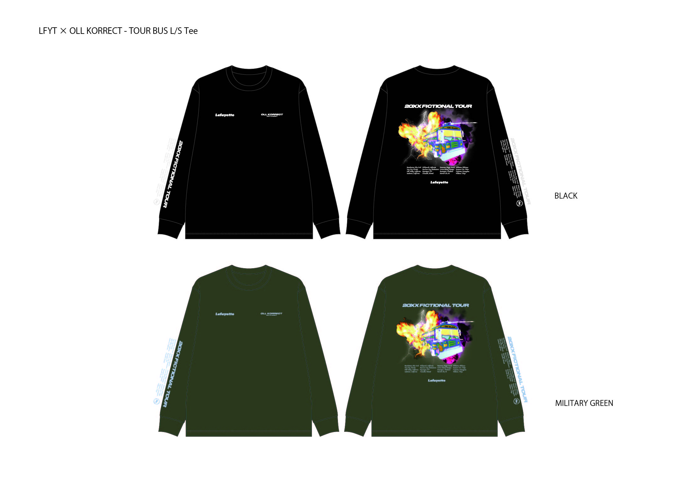 ヒップホップコレクティヴOLL KORRECTが1stアルバム『VARIETY』のリリースを記念し、LFYTとのコラボPOP UPを開催 ...