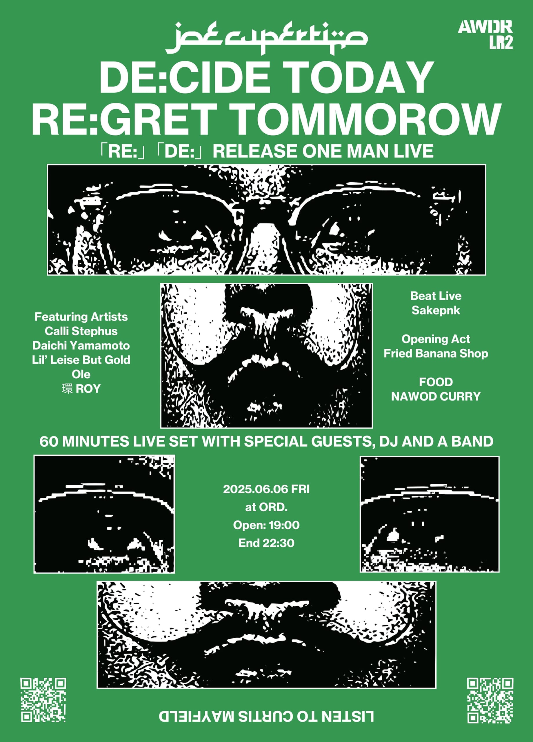 Joe Cupertinoの『RE:』『DE:』のリリースを記念したワンマンライブが代官山の新ベニューORD.で開催 - FNMNL (フェノメナル)